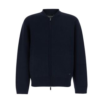 Emporio Armani Herren, Strickwaren, Blau, LGr&ouml;&szlig;e