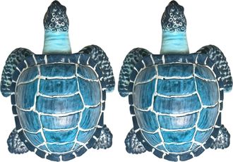 Generic Wasserschraube, Schutzdeckel in Schildkr&ouml;tenform 2 St&uuml;ck - Harzdeckel f&uuml;r den Wasserboden, f&uuml;r Ersatz Hardware Tank Innen Bad Dusche RV Badewanne Camp