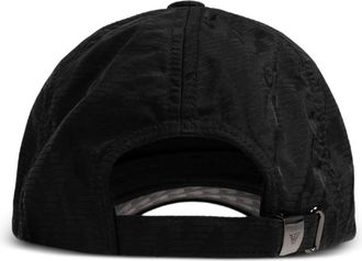 Emporio Armani Logo Jacquard Baseball Cap - Black