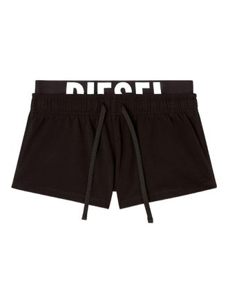 Diesel short Miranda-D-Pop &agrave; bande logo - Noir