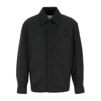 Ami Gepolstertes Overshirt mit Knopfleiste - - Jackets - Herren - Schwarzk - L