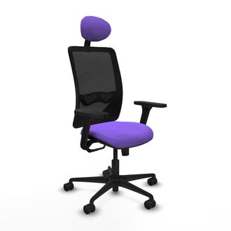 Piqueras y Crespo Stuhl geeignet f&uuml;r die Arbeit von Zulema mit 3D-Armen, h&ouml;henverstellbarer Lendenwirbelst&uuml;tze und festem Kopfteil, ausgestattet mit 3 Positionen und Sc