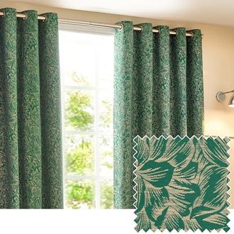 furn. Wylder Nature Grantley Jacquard-Vorh&auml;nge mit &Ouml;sen