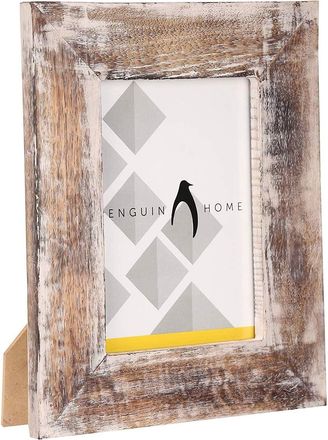 Penguin Home Portrait und Landschaft Orientierung Foto-Rahmen 3113 wei&szlig; gewaschen 15 x 10 cm