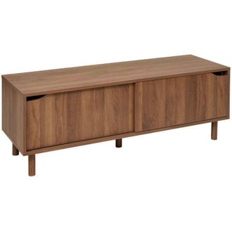 5five Simply Smart Tv-m&ouml;bel mit 2 regalen slidy dunkles holz - 5five