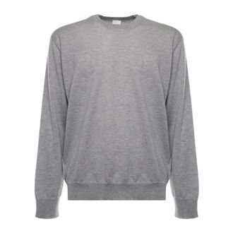 Eleventy Rundhalspullover - - Knitwear - Herren - Grau - L