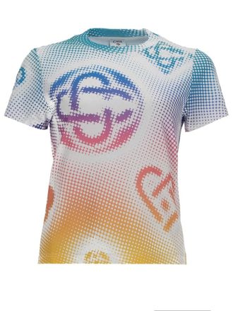 Casablanca Airbrush Smiley Graphic Organic Cotton T-Shirt - Multicolor