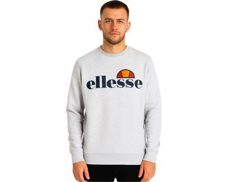 Ellesse Sweatshirt Herren Pullover Pulli Sweater grau und schwarz S M L XL XXL