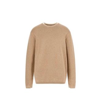 Guess Pull col rond en coton m&eacute;lang&eacute;