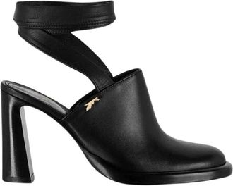 Patrizia Pepe Femme, Chaussures, Noir, Taille: 40 EU Escarpins plateforme en cuir de veau avec talon aiguille