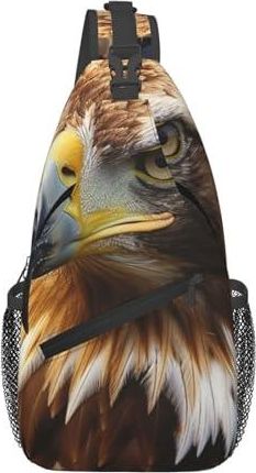 Generic Grim American Eagle Sac &agrave; bandouli&egrave;re de voyage pour homme Sac &agrave; dos de randonn&eacute;e