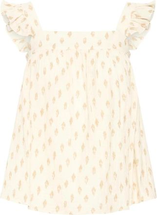 Ichi Ichi, Femme, Blouses et Chemises, Beige, Taille: 40 FR Blouses