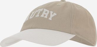Autry ACPU068J Logo-Embroidered Cotton Baseball Cap - Beige