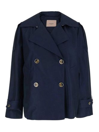 Twinset Manteau Court - Bleu