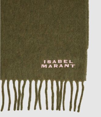 Isabel Marant Echarpe Firny Khaki