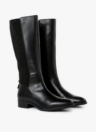 Geox Bottes Felicity vernies en cuir m&eacute;lang&eacute;