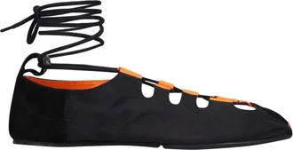 Alaia Laced Ballerinas