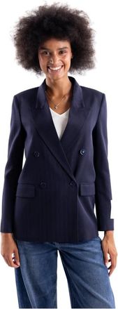 Vicolo Zweireihiger taillierter Blazer - - Jackets - Damen - Blau - M