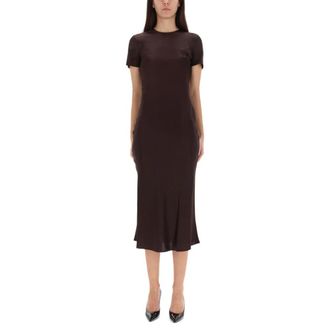 Staud Marcel Seidenkleid - - Dresses - Damen - Braun - M