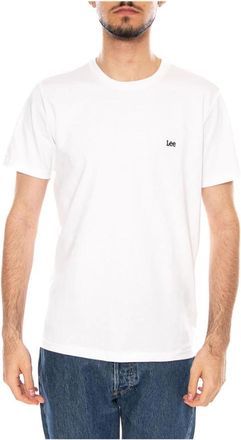 Lee Homme, Tops, Blanc, Taille: 2XL T-Chemises