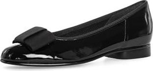 Gabor Assist - Ballerines - Femme Noir (Black Patent), 37.5 EU