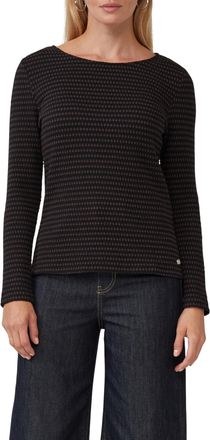 s.Oliver Bicolor-Shirt mit Strukturmuster