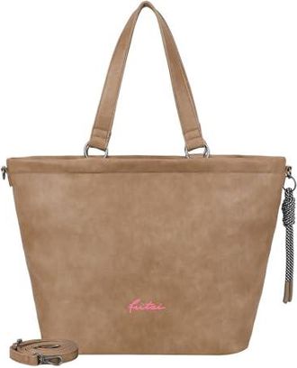 Fritzi Aus Preu&szlig;en Fritzi aus Preu&szlig;en sac shopper sac &agrave; &eacute;paule Lou Shopper Taupe marron clair