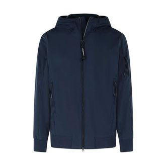 C.P. Company C.p. Company, Homme, Vestes, Bleu, Taille: S Veste &agrave; capuche Total Eclipse Shell-r Lens