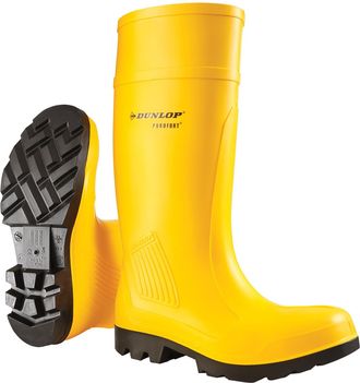 Dunlop Purofort Professional Full Safety Gummistiefel, Gelb, EU 48