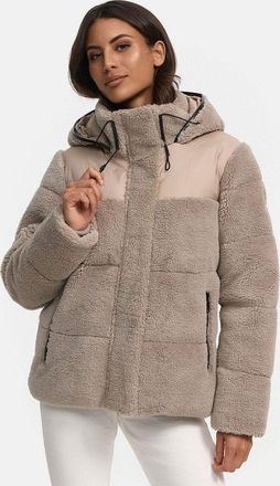Marikoo Winterjacke Kaguraa warme Teddyfell Sherpa Jacke