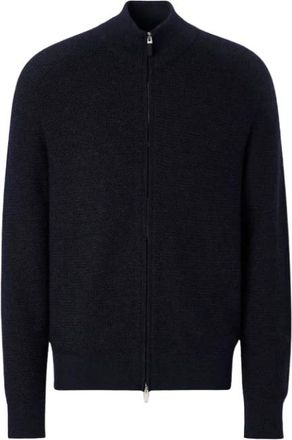 Ermenegildo Zegna Cashseta Full-Zip Cardigan - - Sweatshirts & Hoodies - Herren - Blau - 5XL