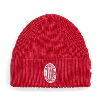 Puma AC Milan Essentials Beanie, Accessoires, Rot, OSFA