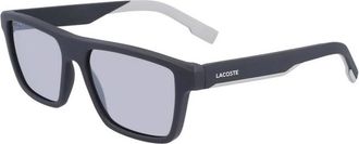 Lacoste Homme, Accessoires, Gris, Taille: 55 MM Lunettes Authentiques et Élégantes, Qualité Premium