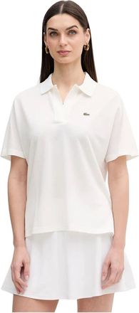 Lacoste Damen, Oberteile, Wei&szlig;, SGr&ouml;&szlig;e
