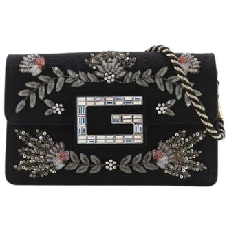 Gucci Pre-owned Coton sacs-gucci - Femme - Pre-owned - Noir - Taille: ONE Size