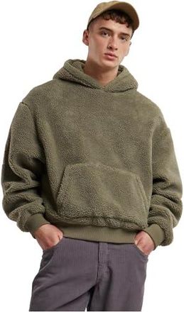 Urban Classics Tb7265-oversized Teddy Hoody Maillot de surv&ecirc;tement, Vert palegreen, XL Homme