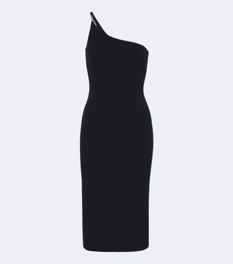 Gucci One-Shoulder-Midikleid aus Cr&ecirc;pe-Jersey
