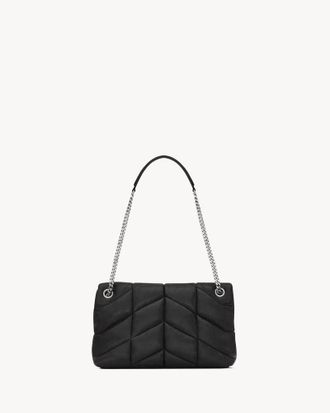 Saint Laurent Unisex Sac Sl H26 Noir Argent