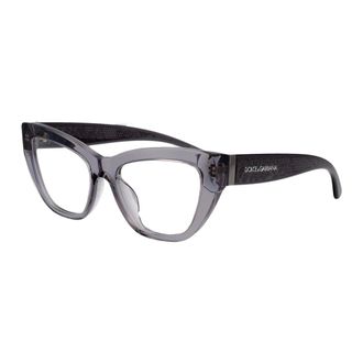 Dolce & Gabbana Femme, Accessoires, Gris, Taille: 53 MM Dg3412 Optical Frame
