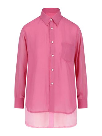 Comme Des Gar&ccedil;ons Geschichtetes Hemd