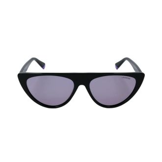 Polaroid Femme, Accessoires, Noir, Taille: 54 MM Lunettes de Soleil Femme en Métal Noir