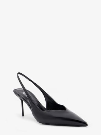 PARIS TEXAS Womens Pumps Lidia 70 Patent Leather Black High Heel Shoes