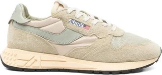 Autry Femme, Chaussures, Beige, Taille: 45 EU Sea Leather Baskets