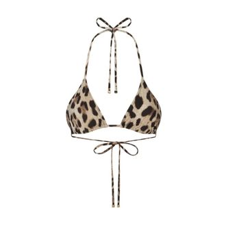 Dolce & Gabbana Femme, Maillots de bain, Noir, Taille: 34 FR Triangolo Scorrevole