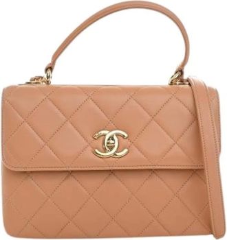 Chanel Pre-owned Trendy CC Satchel - Femme - Pre-owned - Beige - Taille: ONE Size