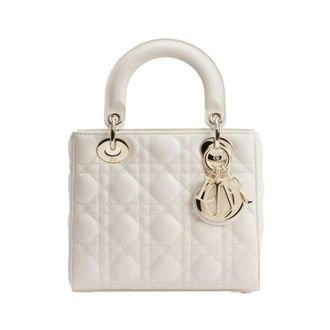 Dior Sac Lady Dior - Femme - Sacs - Blanc - Taille: ONE Size