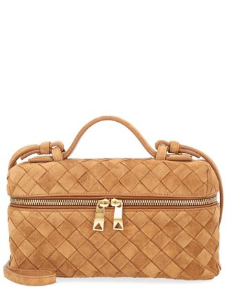 Bottega Veneta Womens Shoulder Bag Bang Beige Leather Calf Handbags Hand