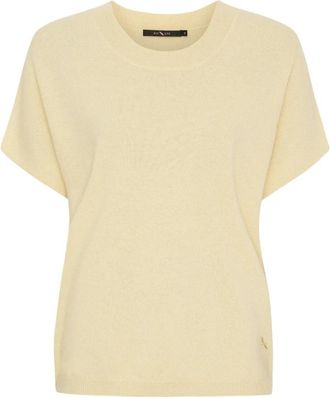 BTF-CPH Kaschmir & Merino T-Shirt - - Knitwear - Damen - Gelb - S