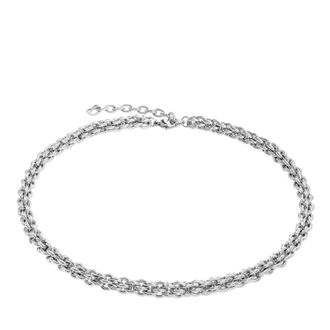 Coeur de Lion Halskette - Halskette Mesh Chain Classic - Gr. unisize - in Silber - f&uuml;r Damen