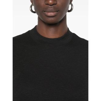 Vince Slub Cotton Modal T-Shirt - Black